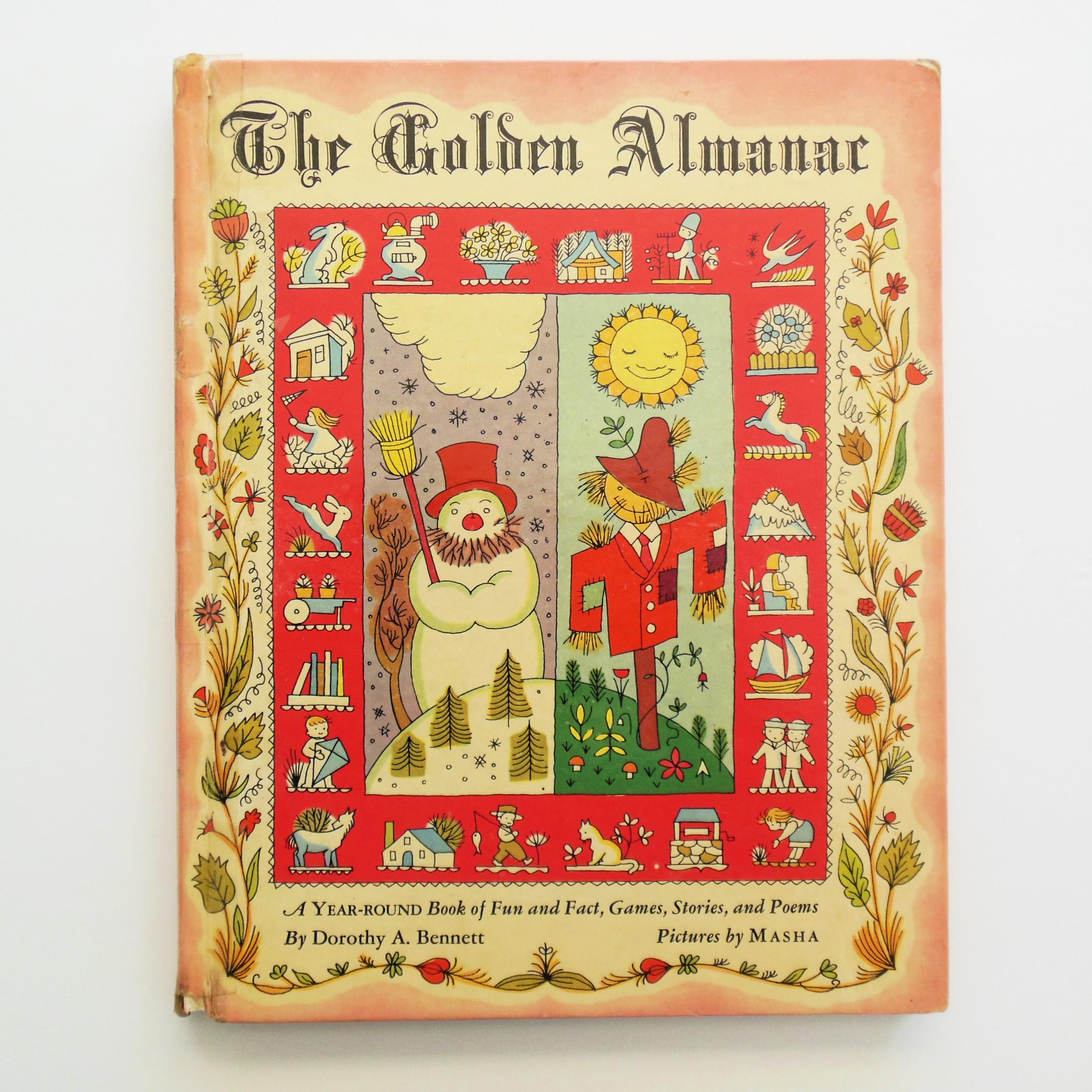 The Golden Almanac Big Book by Dorothy Bennett Pictures by Masha, Year ...