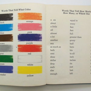 My Little Pictionary of Words I Know or Want to Know, by Marion Monroe ...