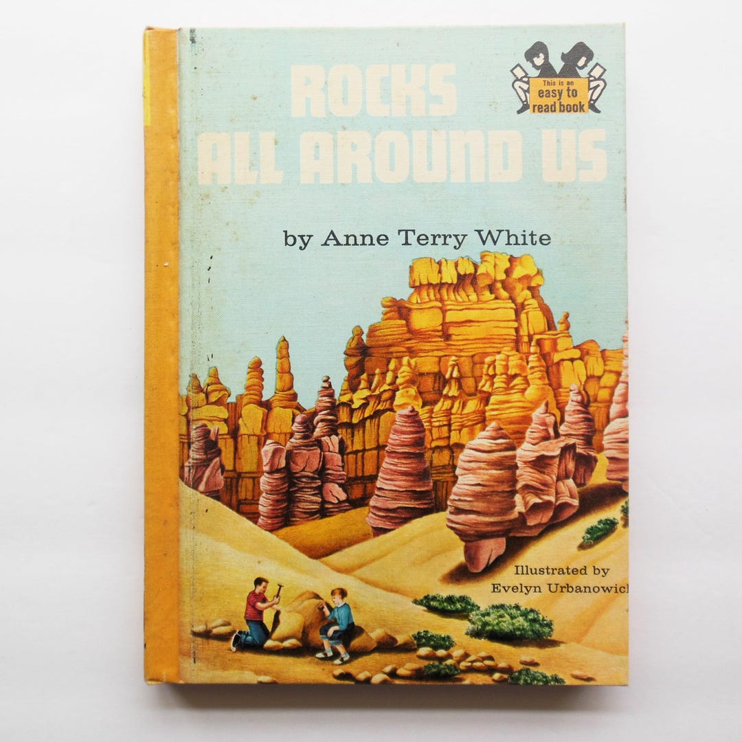 Rocks All Around Us Childrens Book by Anne Terry White, Geology ...