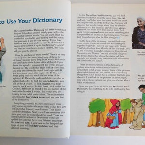 Macmillan First Dictionary, for Beginning Readers, Children's ...