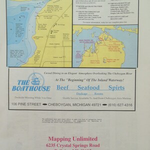 Navagation Charts of the Inland Route and Straits of Mackinac, Mapping ...