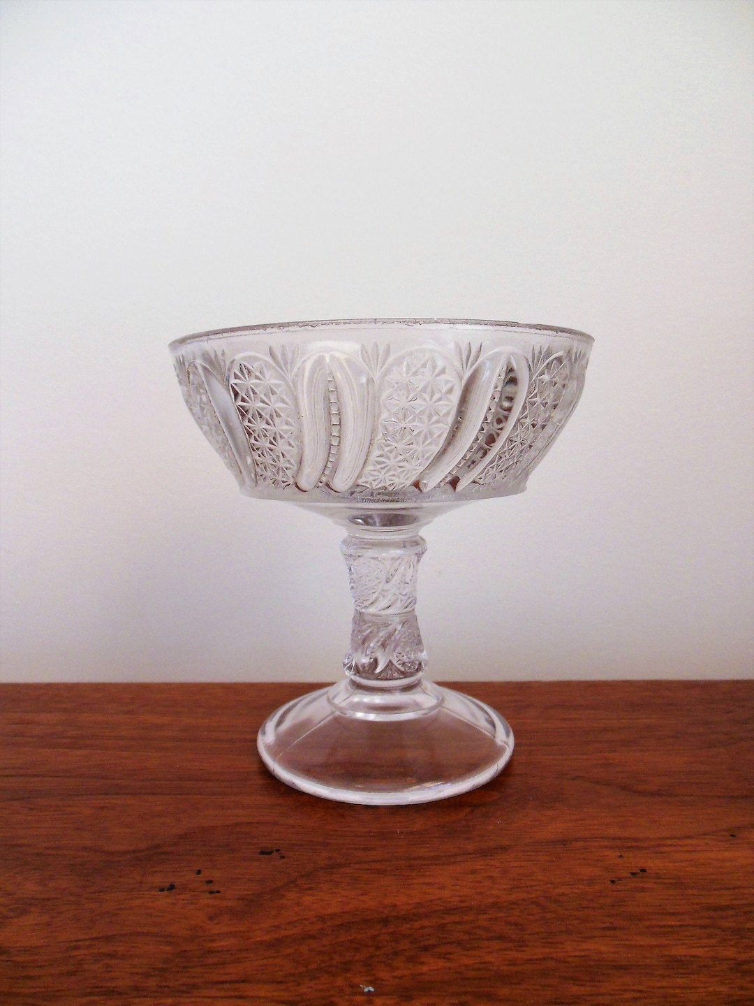 Feather Jelly Compote, by Mckee & Brothers 1896 to 1905, Indiana Swirl ...