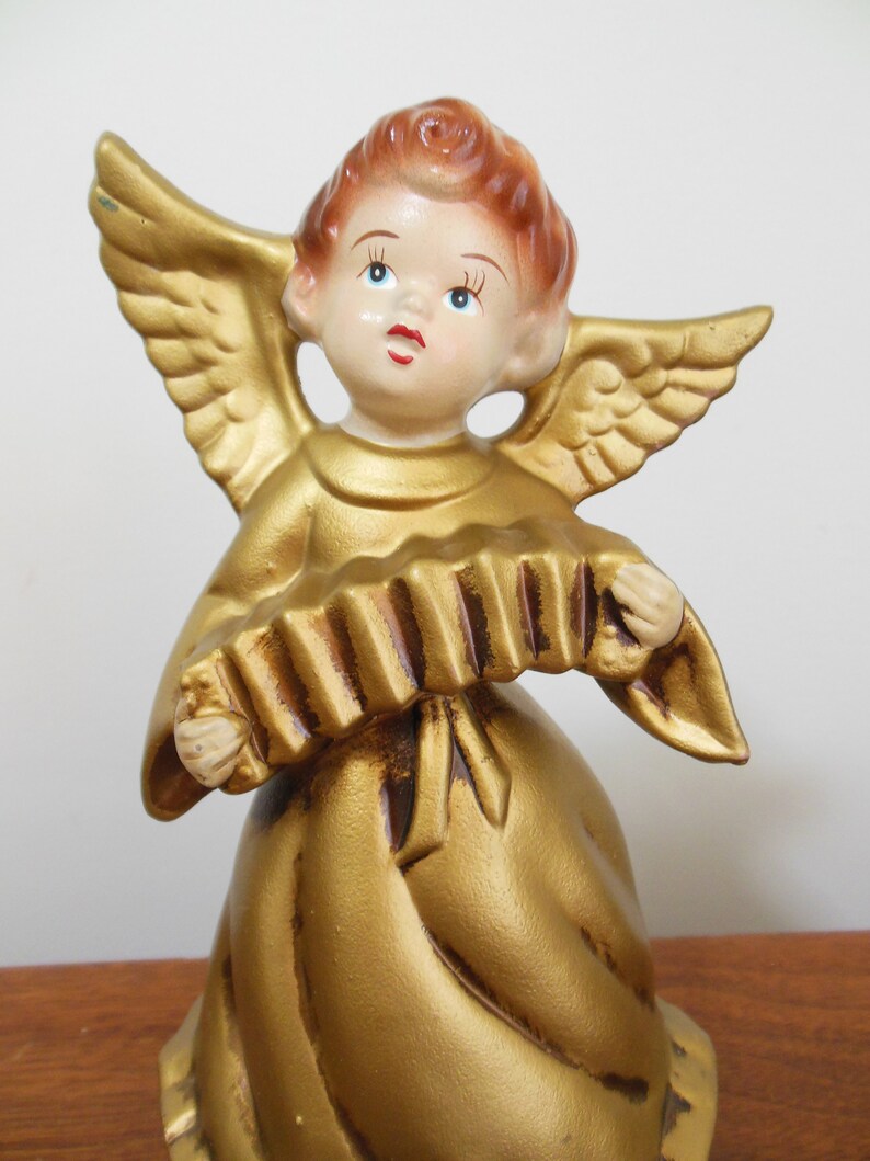 Musical Christmas Angel Made in Japan Plays Silent Night Sweet | Etsy