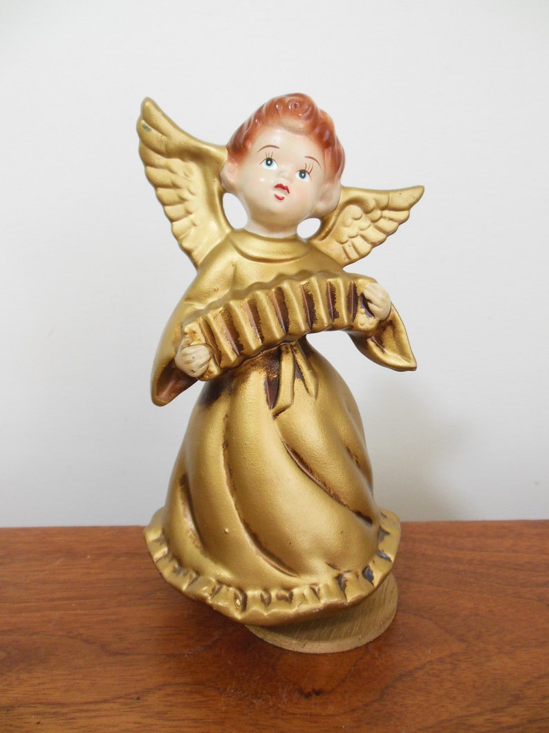 Musical Christmas Angel Made in Japan Plays Silent Night Sweet | Etsy