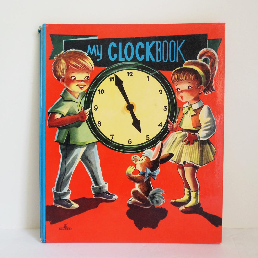 My Clock Book Learn to Tell Time in Verses by Ann Lewis, Midcentury ...