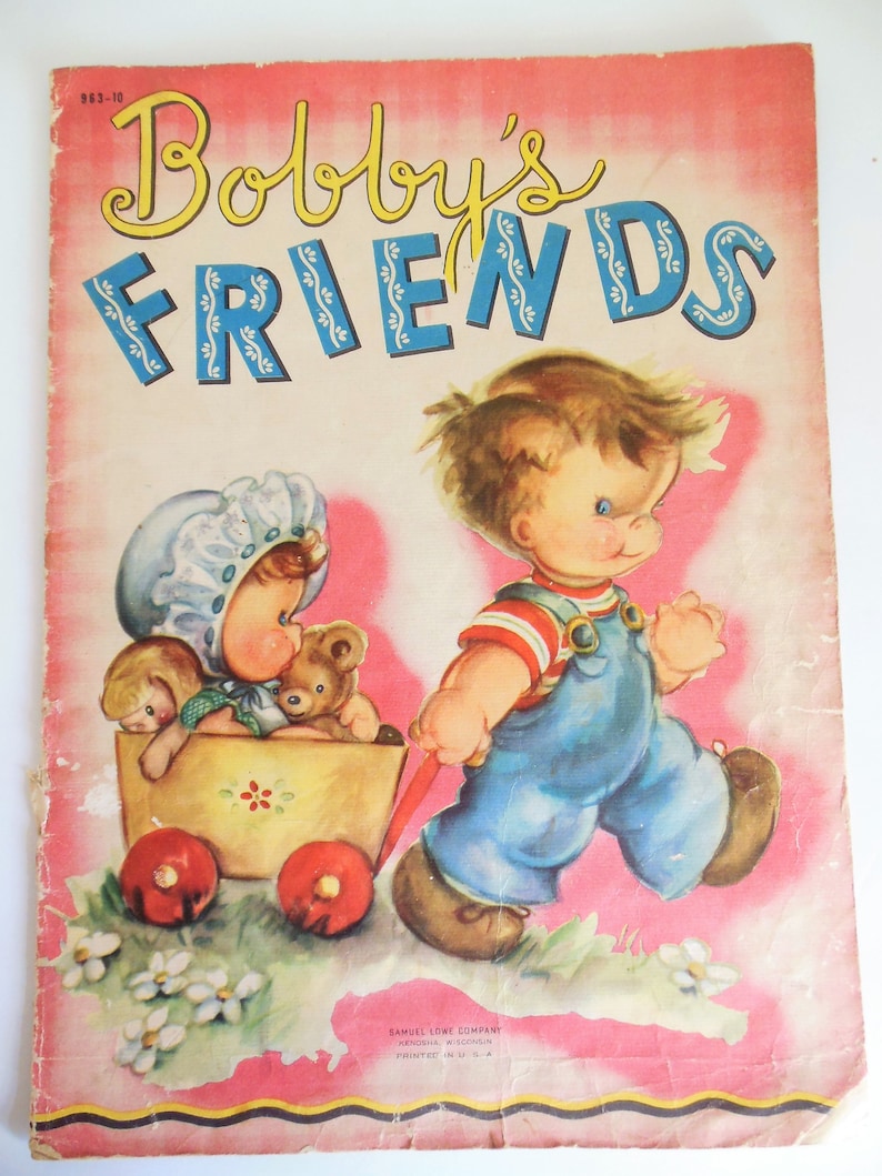 Bobby's Friends Children's Picture Book Samuel Lowe | Etsy