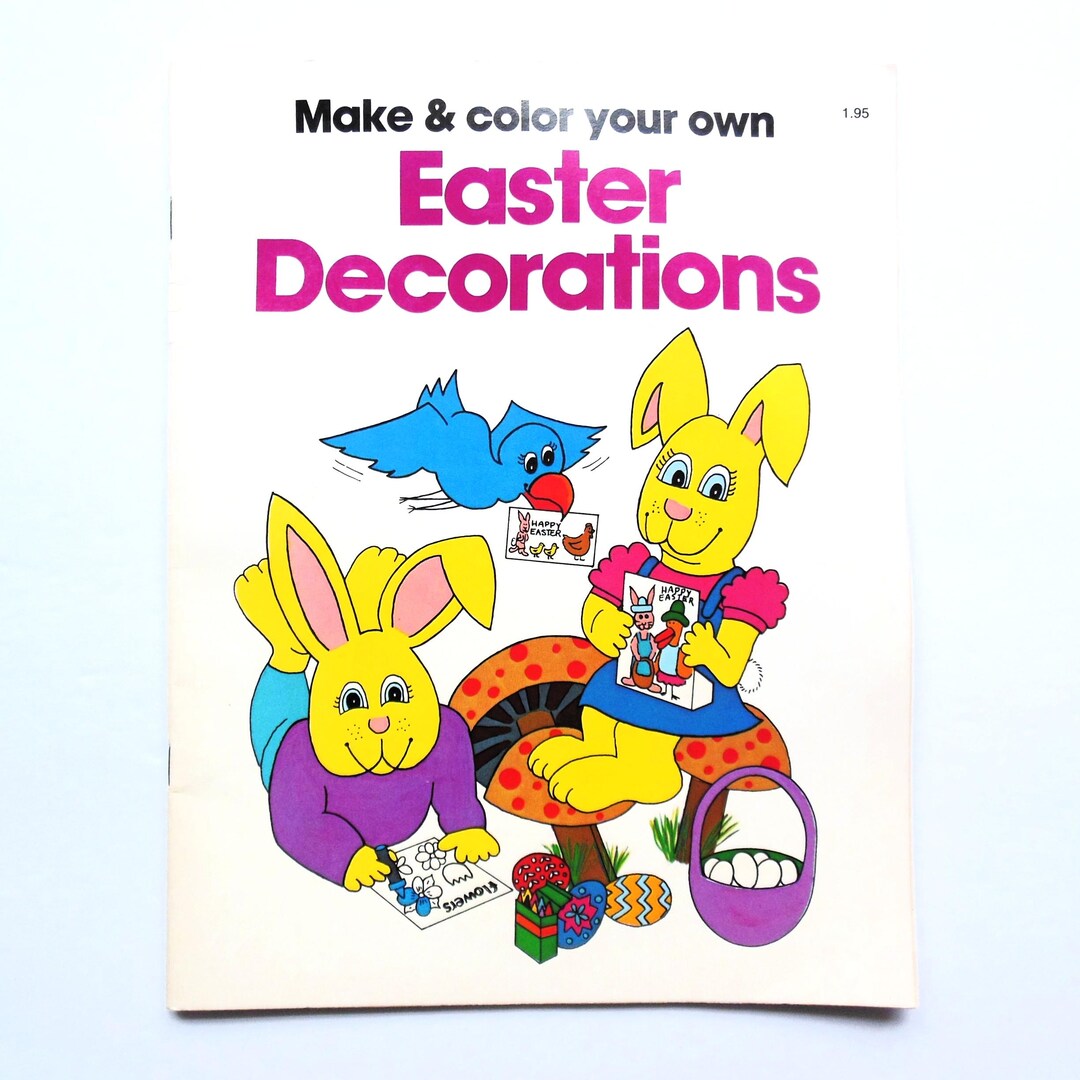 Make and Color Your Own Easter Decorations Children's Activity Book by ...