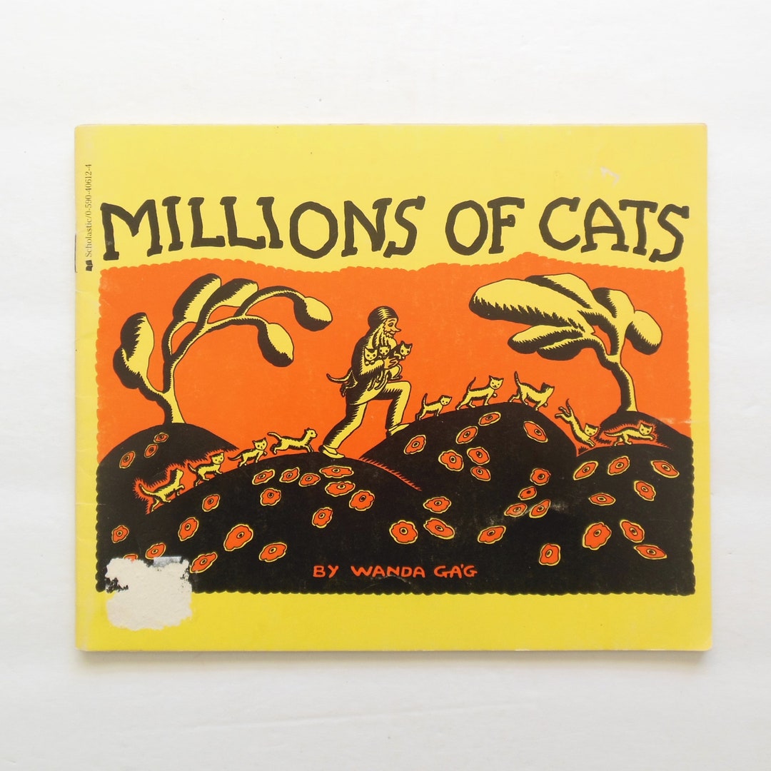 Millions of Cats Picture Book by Wanda Gag, Scholastic Version of 1929 ...