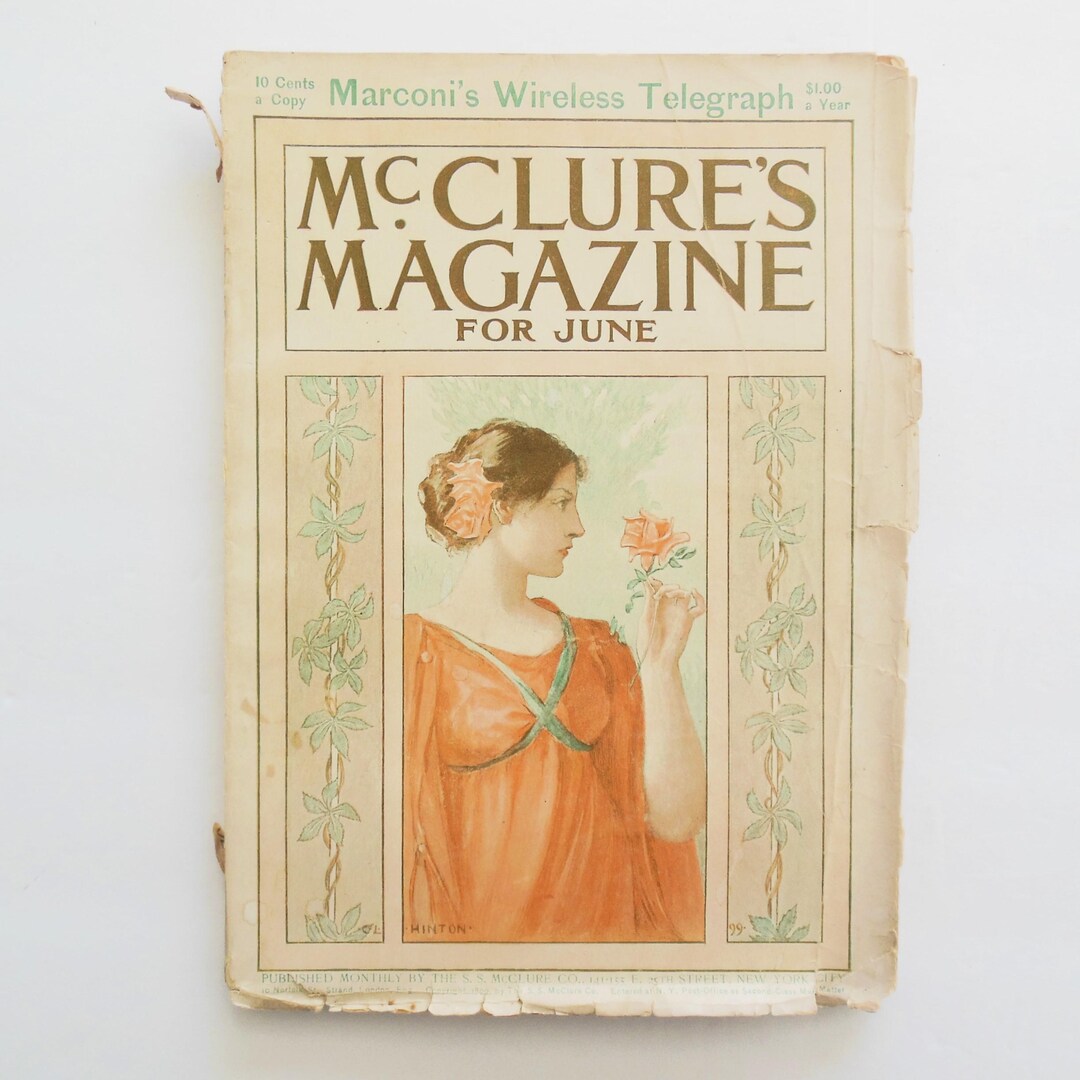 Mcclure's Magazine June 1899 Antique Illustrated Monthly Periodical ...