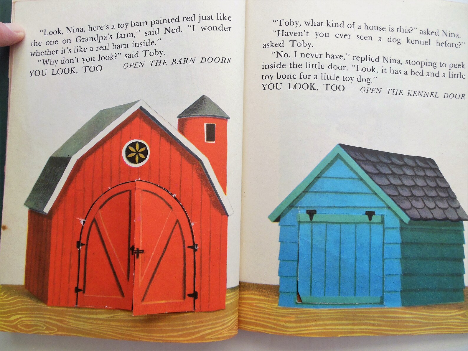 It's Fun to Peek A Story Book Game With Surprise Doors - Etsy