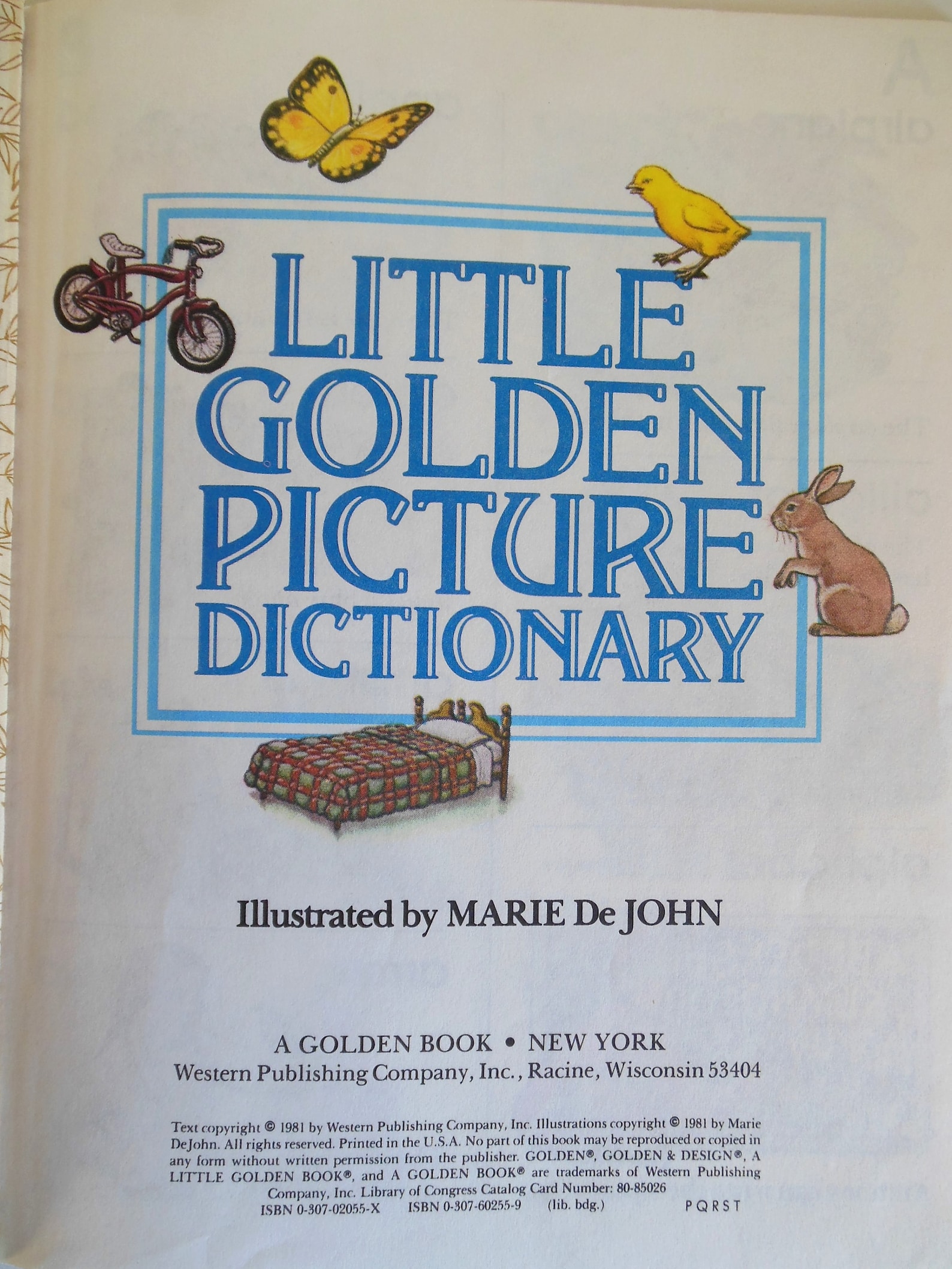 Little Golden Picture Dictionary, Child's Abcs First Dictionary, A ...