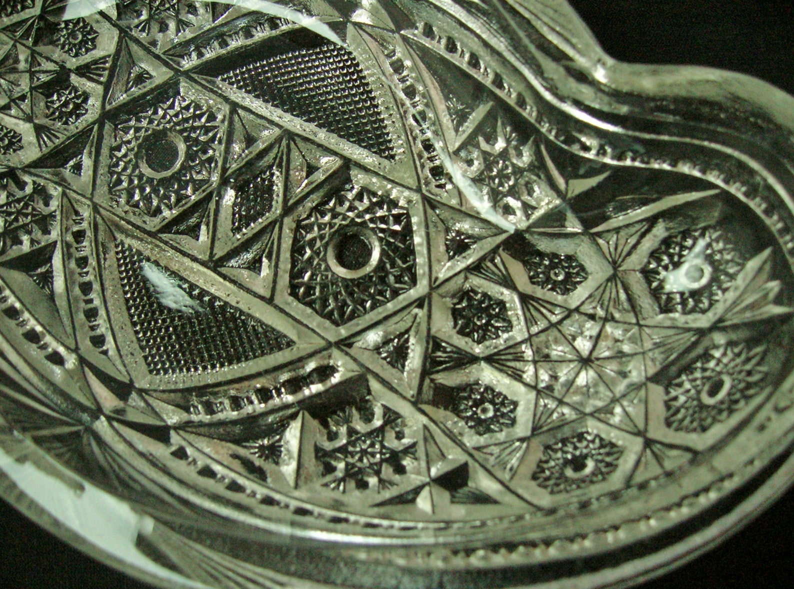 Fentec Mckee Glass Company Pickle Dish Star and Arch Pattern - Etsy