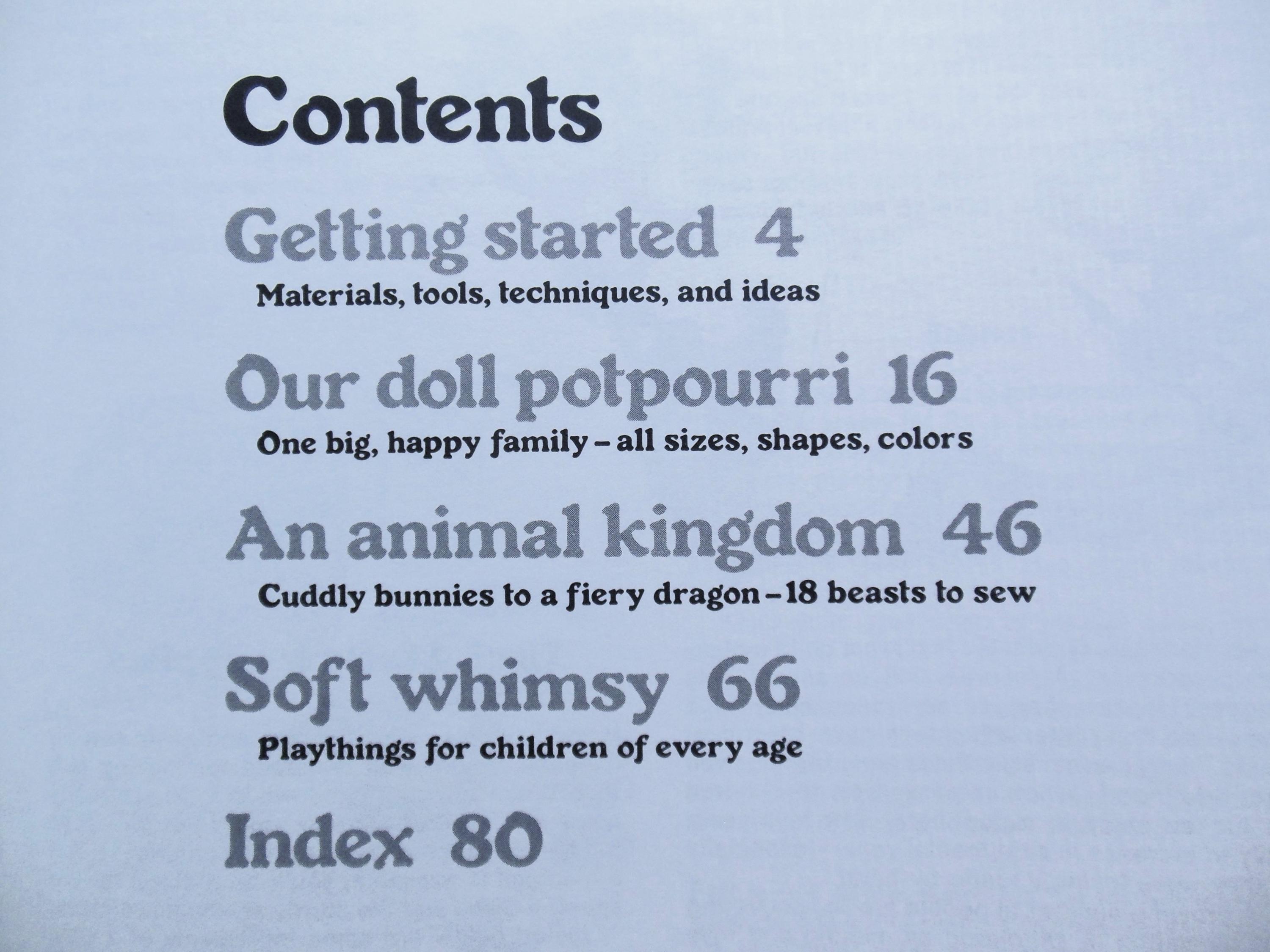Dolls and Soft Toys Sunset Book to Make Fabric Dolls Animals Toys ...