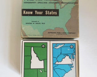 Know Your States Game - Etsy