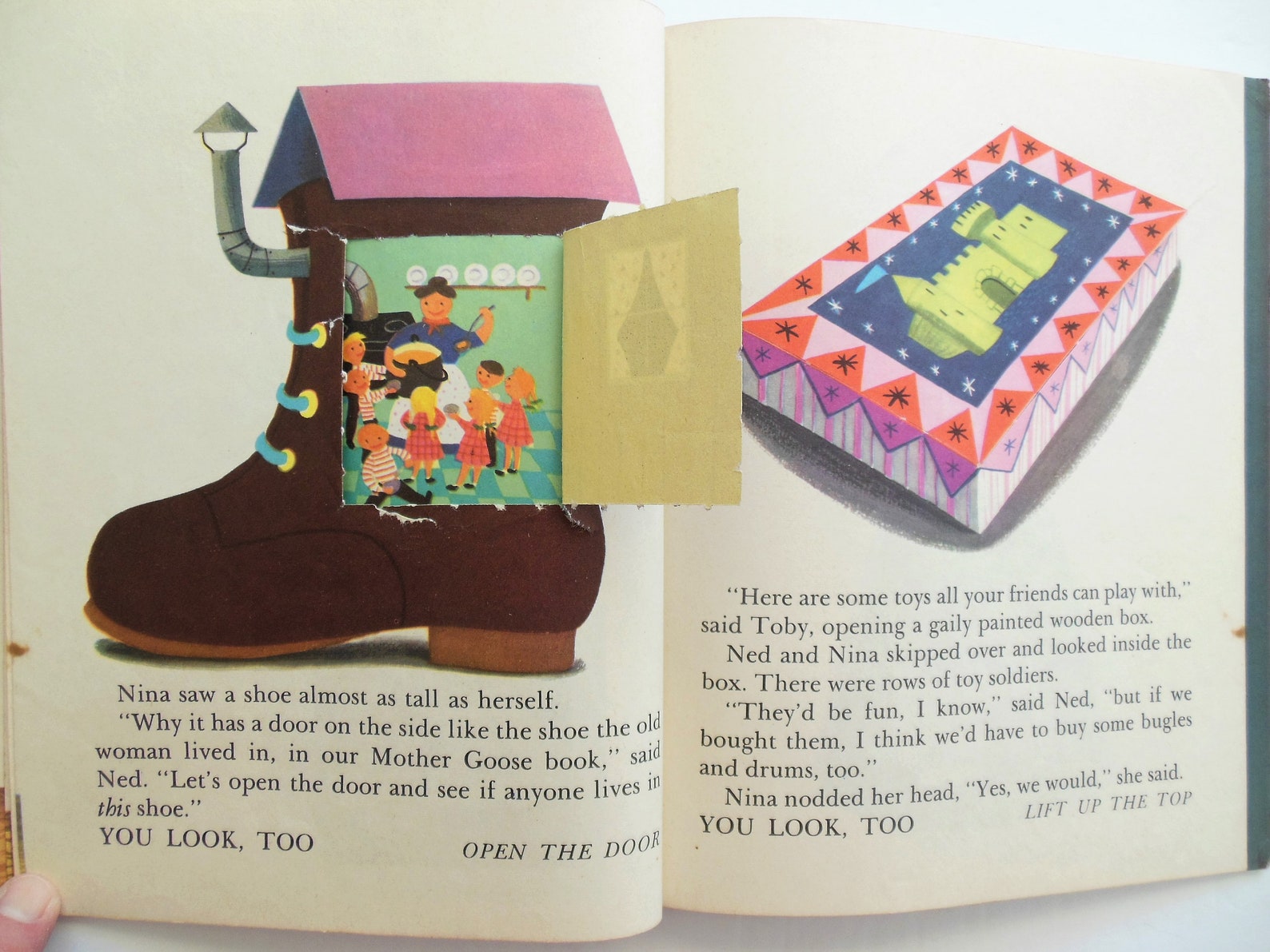 It's Fun to Peek A Story Book Game With Surprise Doors - Etsy
