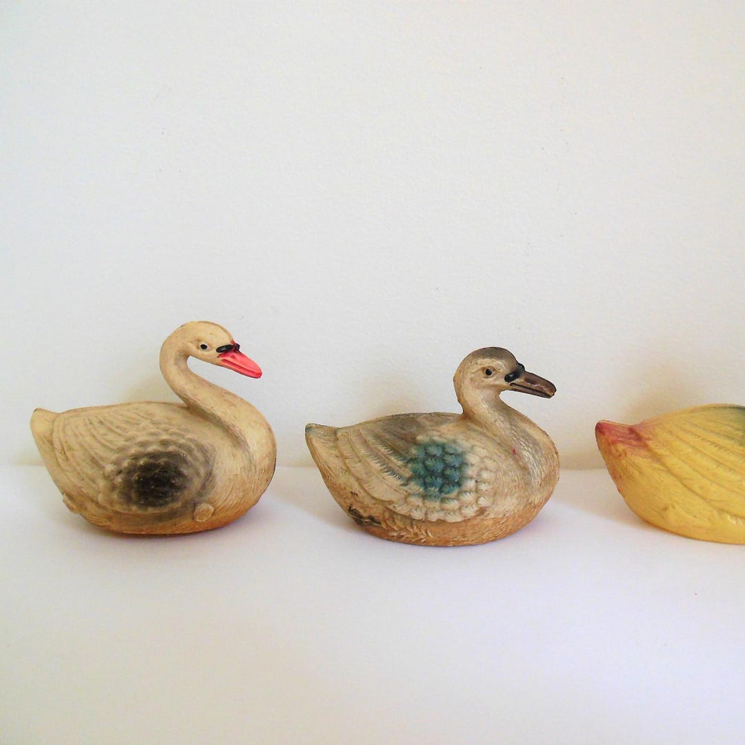 One Celluloid Duck or Swan, Your Choice of One, Little Old Plastic Bird ...