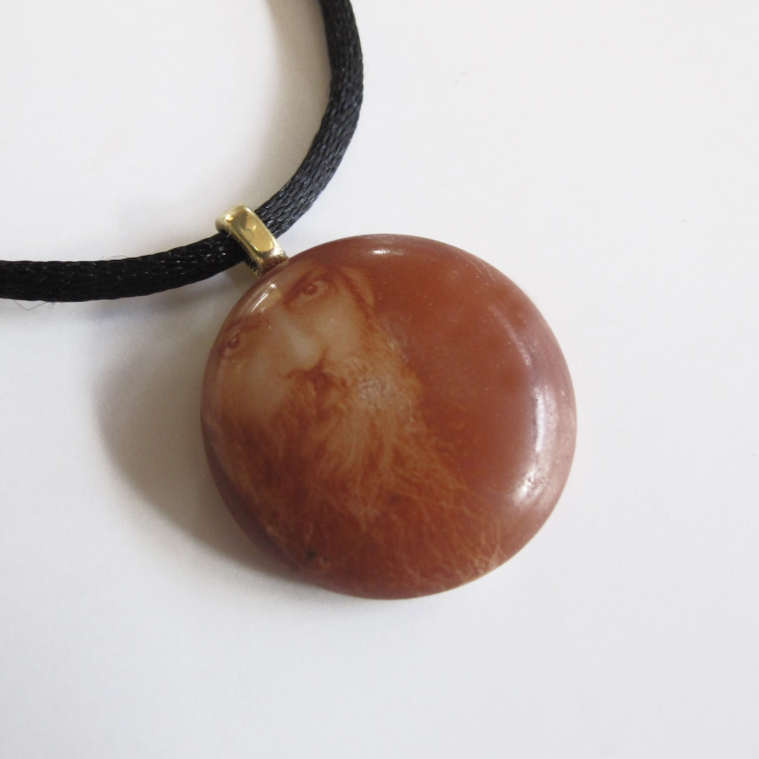 Rajneesh Osho - Mala Necklace - Fused Glass Jewelry - Etsy