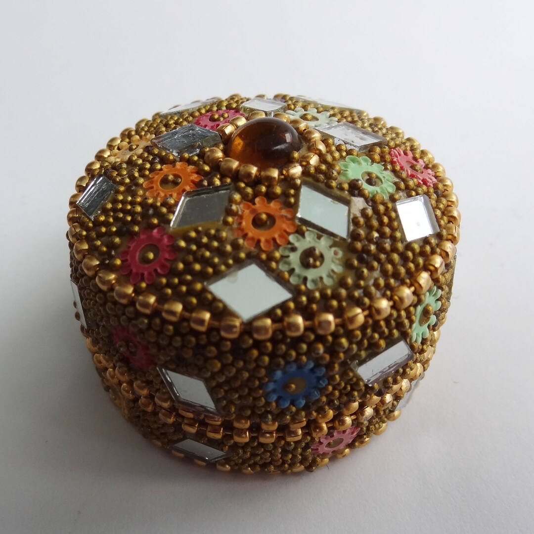 Small Box - Round - Orange - Etsy