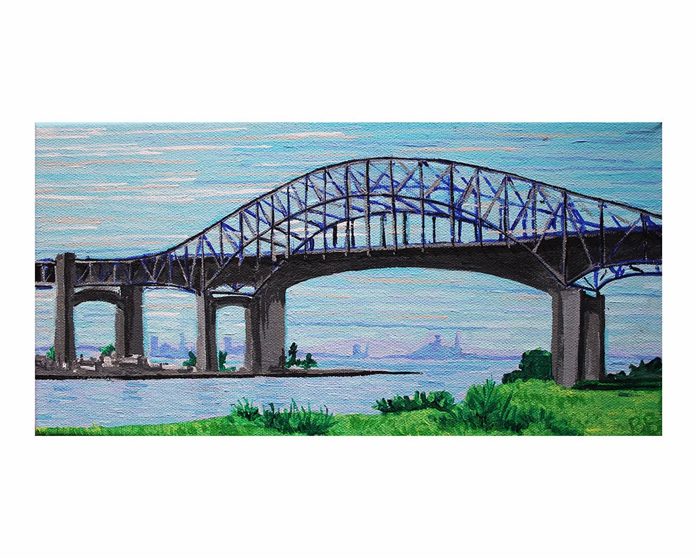 Skyway Bridge Hamilton Ontario Photo Print - Etsy