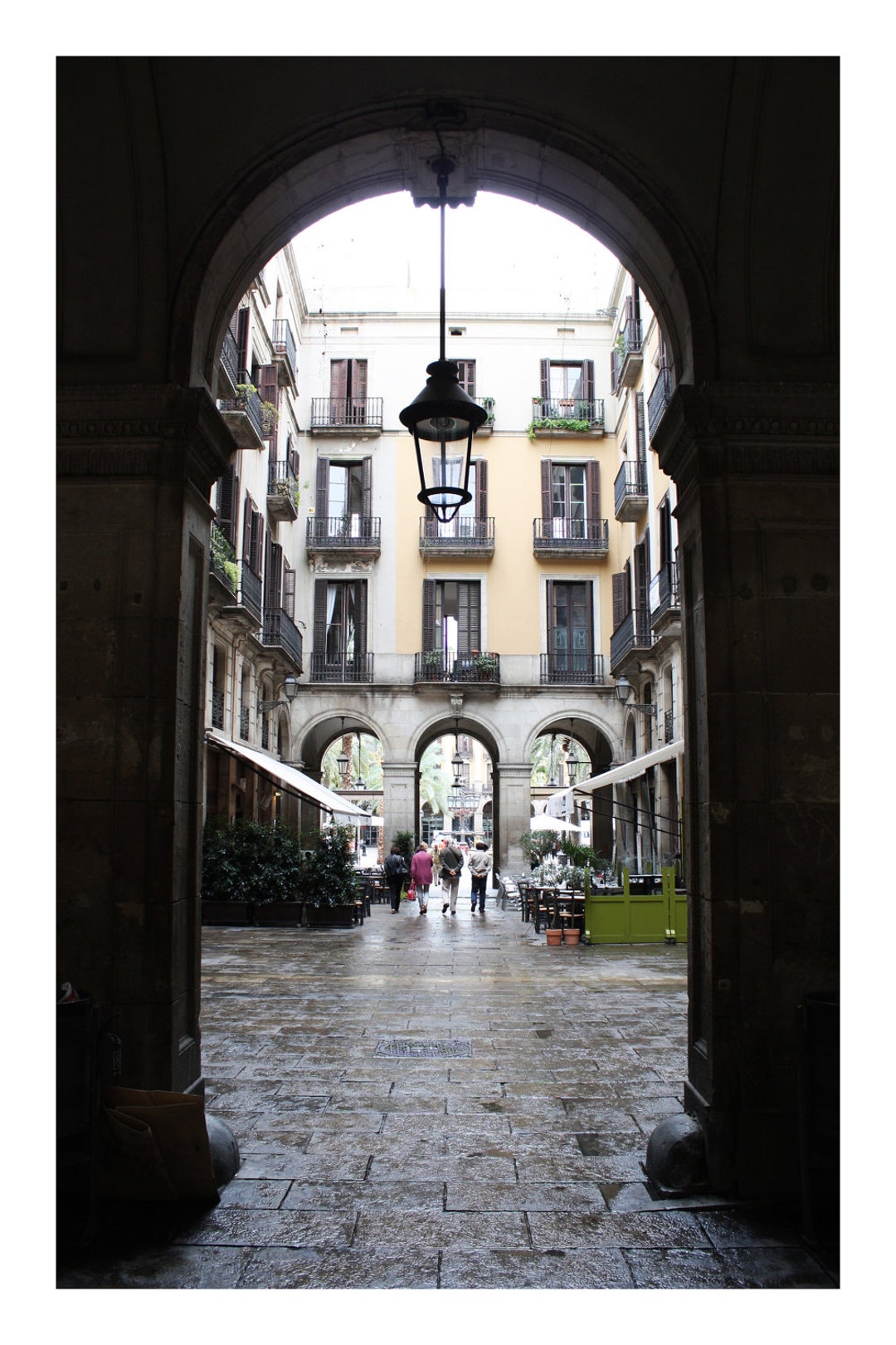Courtyard Archway, Barcelona Spain Photo Print - Etsy