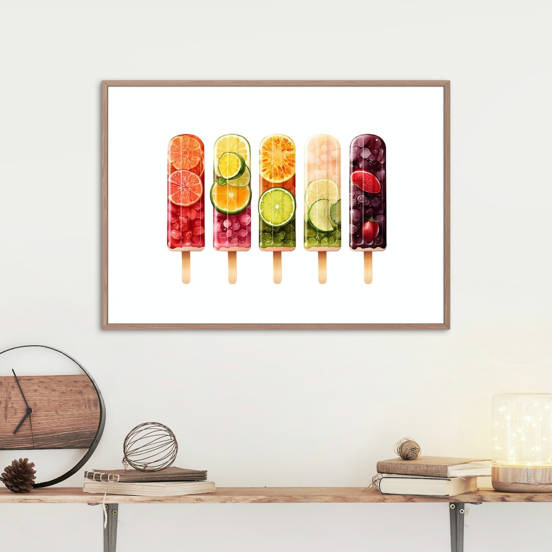 Popsicles Poster - Etsy