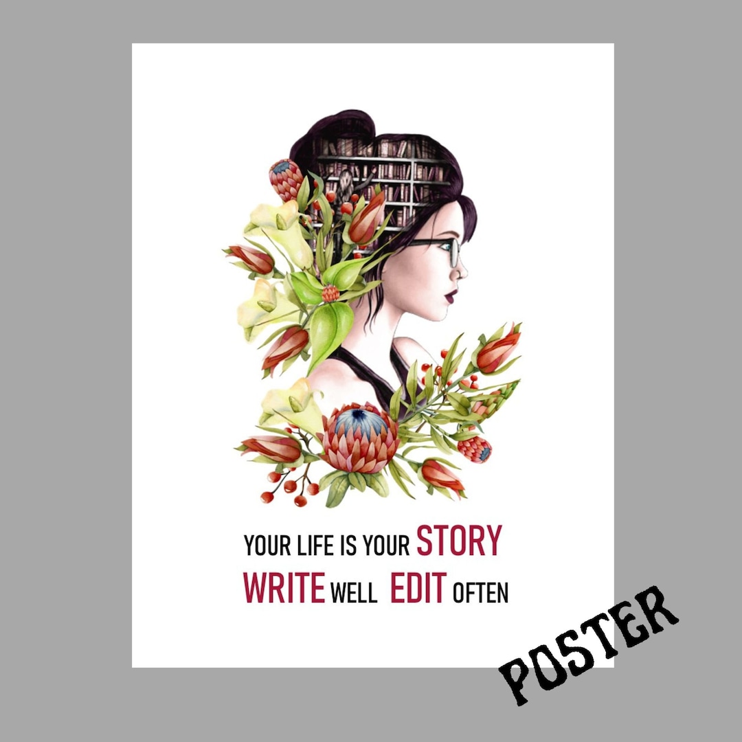 Your Life is Your Story - Poster - Etsy