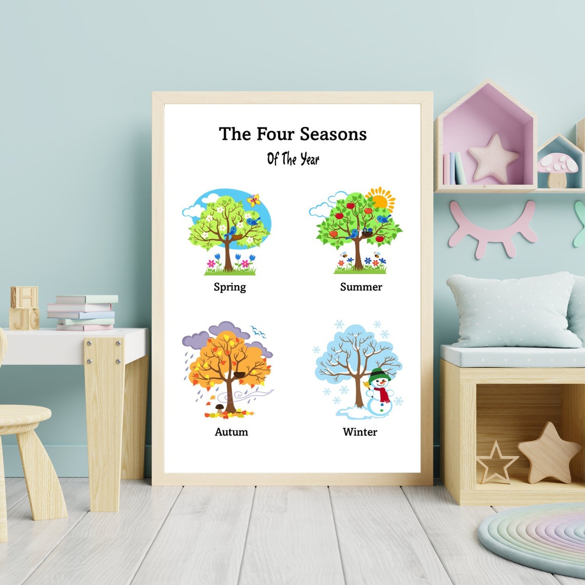 The Four Seasons Poster - Etsy