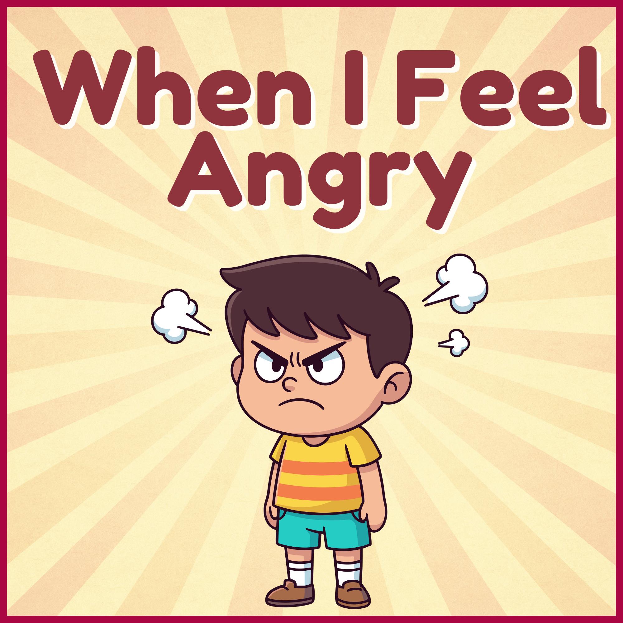 When I Feel Angry Social Story Printable | Kids Emotion - Etsy