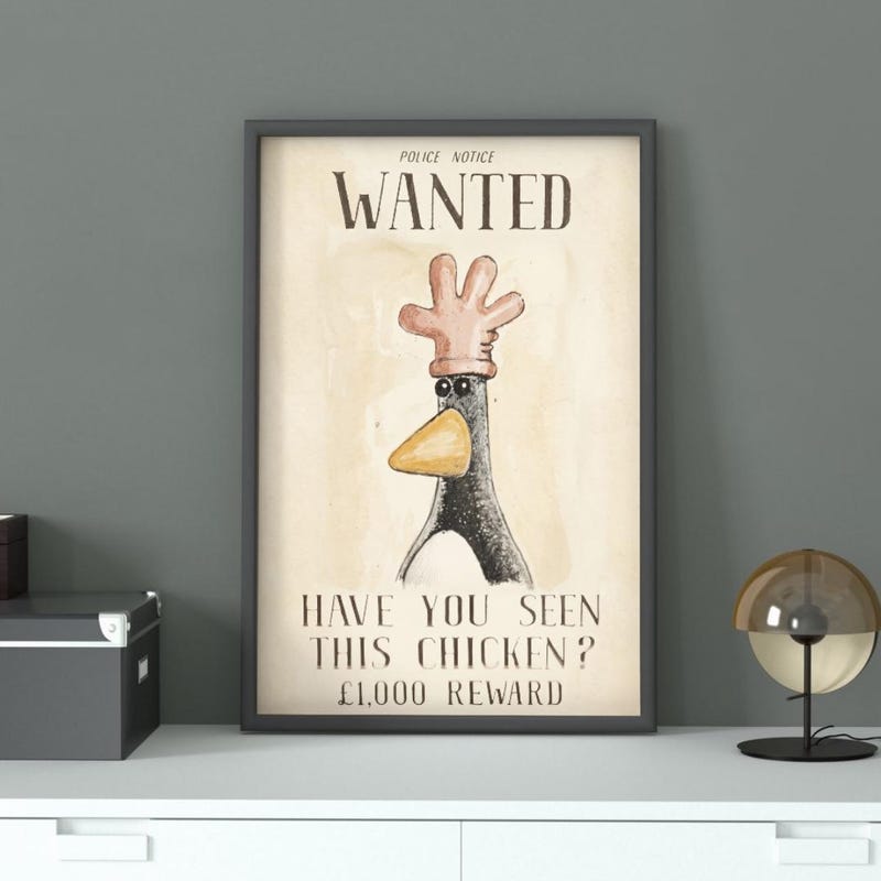 Funny Penguin Poster - Etsy