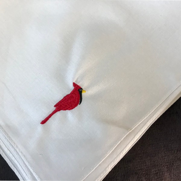 Embroidered Cardinal - Etsy