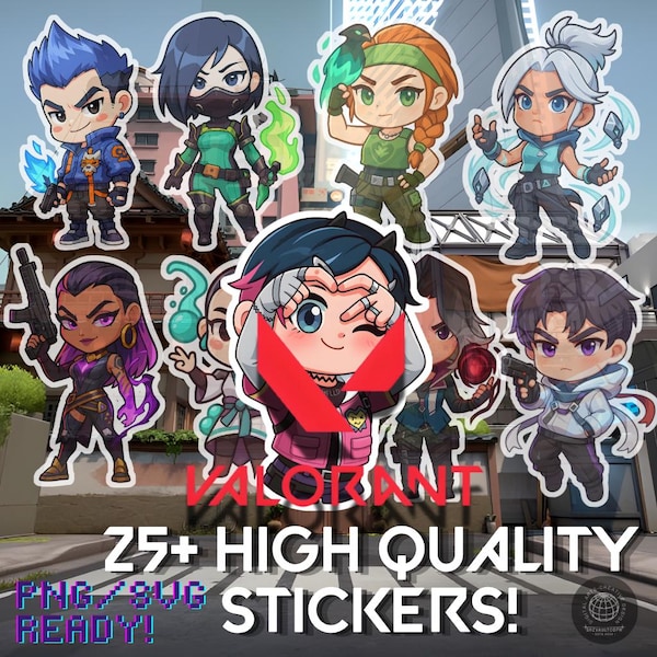 Valorant Stickers - Etsy