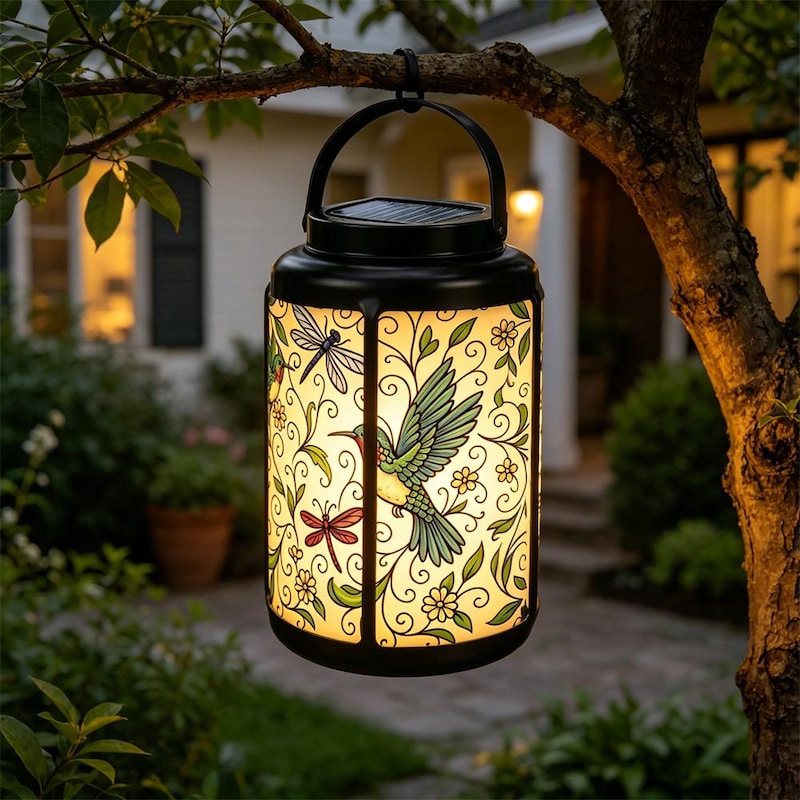 Hummingbird Lantern Solar - Etsy
