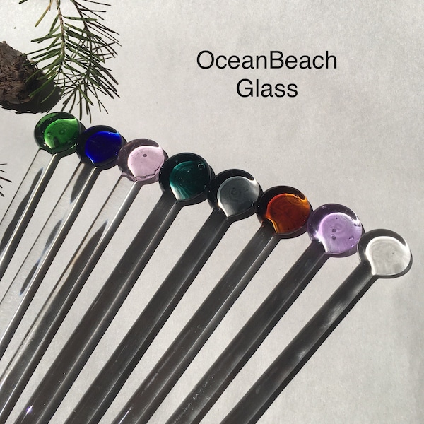 Glass Stir Sticks - Etsy