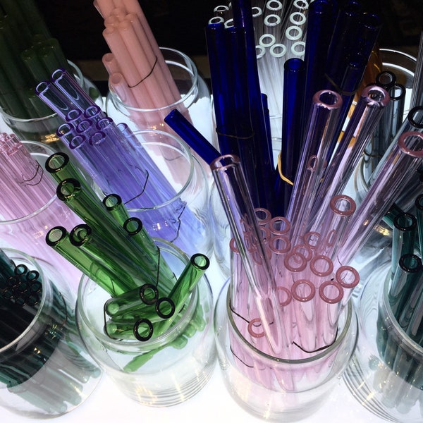 Glass Straws - Etsy