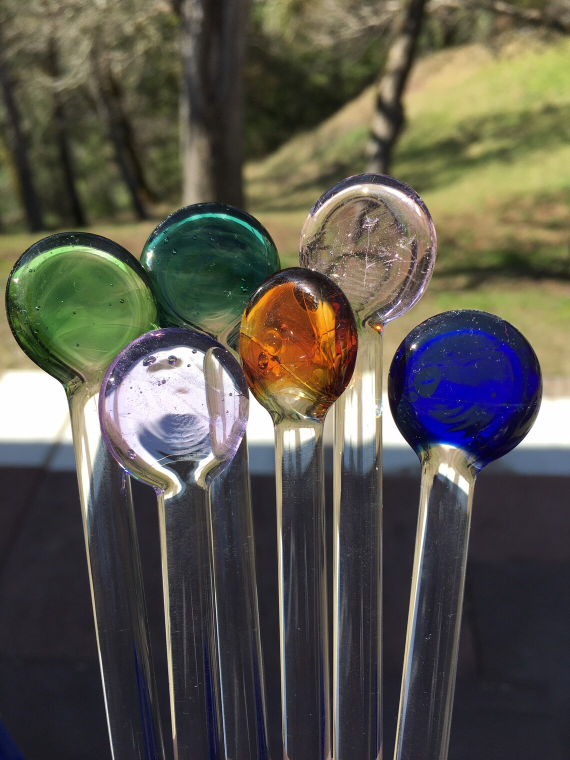 High End Glass Stir Sticks in Multicolor by Oceanbeachglass - Etsy