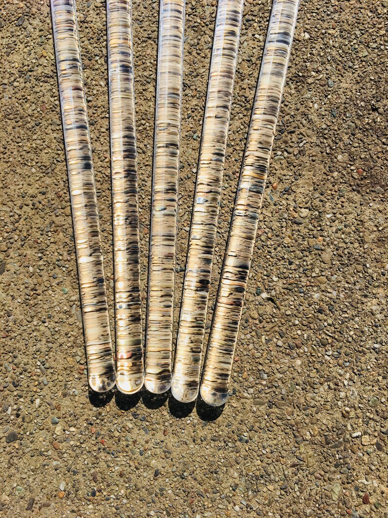 High End Glass Stir Sticks in Multicolor by Oceanbeachglass - Etsy