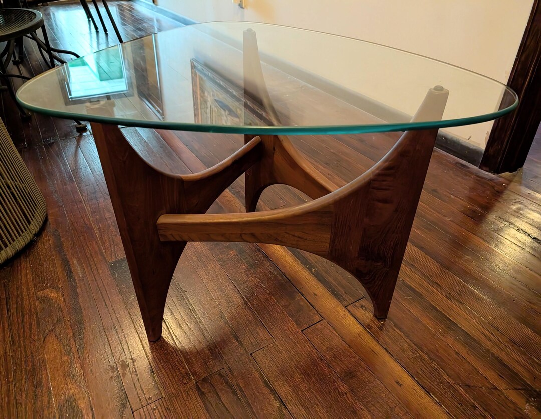 LOCAL PICKUP - 1950s Adrian PEARSALL Craft Associates Walnut Triangle ... LOCAL PICKUP - 1950s Adrian PEARSALL Craft Associates Walnut Triangle ...