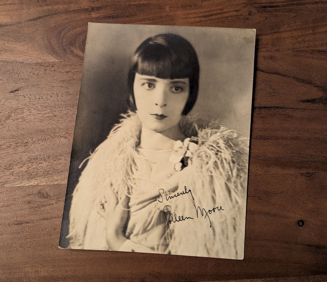 1920s Vintage Original COLLEEN MOORE Silent Film Actress Fan Photograph ...