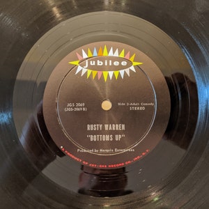 1968 Vintage ADULTS ONLY Bawdy Comedy LP Rusty Warren - Etsy