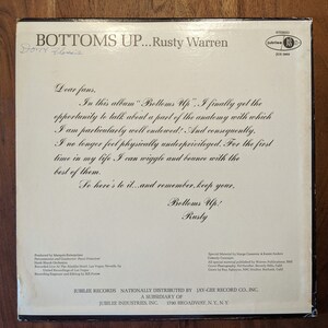 1968 Vintage ADULTS ONLY Bawdy Comedy LP Rusty Warren - Etsy