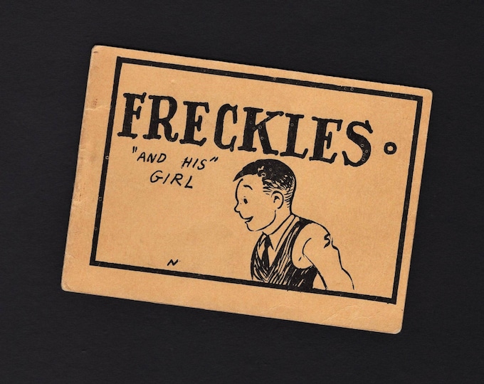 1930s-40s Vintage TIJUANA BIBLE Freckles "and His Girl" NAUGHTY Cartoon ...