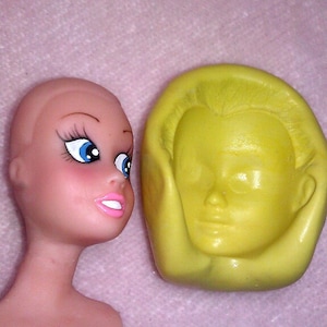 Silicone Mold, Barbie Face/ Molde De Silicona, La Cara De Una Barbie ...