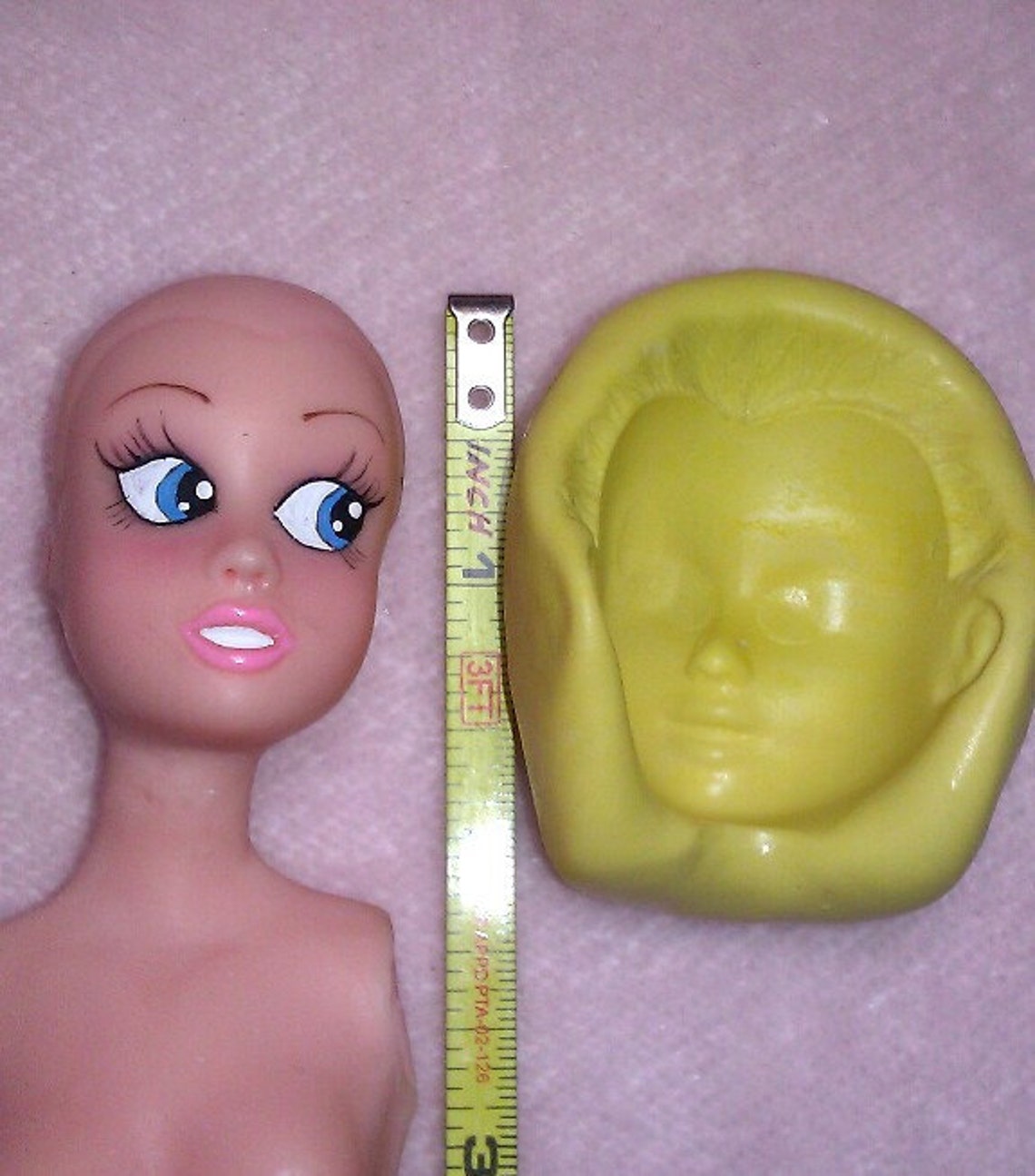 Silicone Mold, Barbie Face/ Molde De Silicona, La Cara De Una Barbie ...