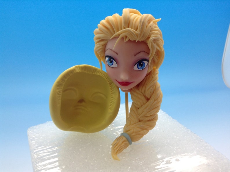 Face Princess Elsa and Annadisney Fozen silicone Mold. - Etsy