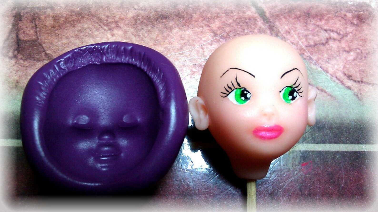 Silicone Mold, Little Girl's Face.003 - Etsy Canada