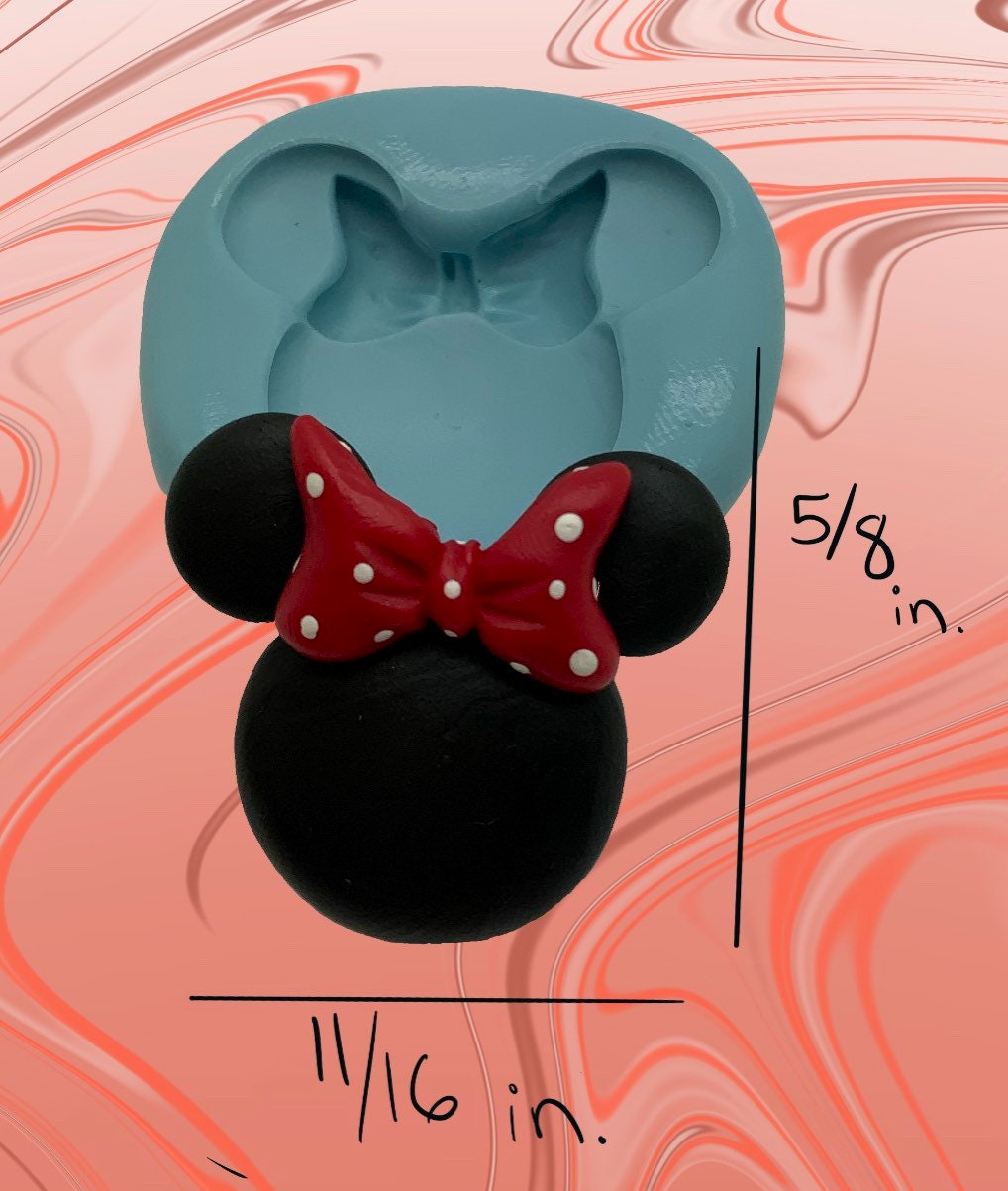 Mold of Minnie Mouse’s Head With Bow - Etsy