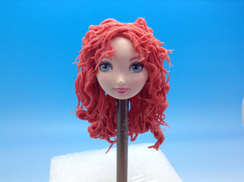 Princess Merida's Face, Brave, Disney Princess, Silicone Mold-flexible ...