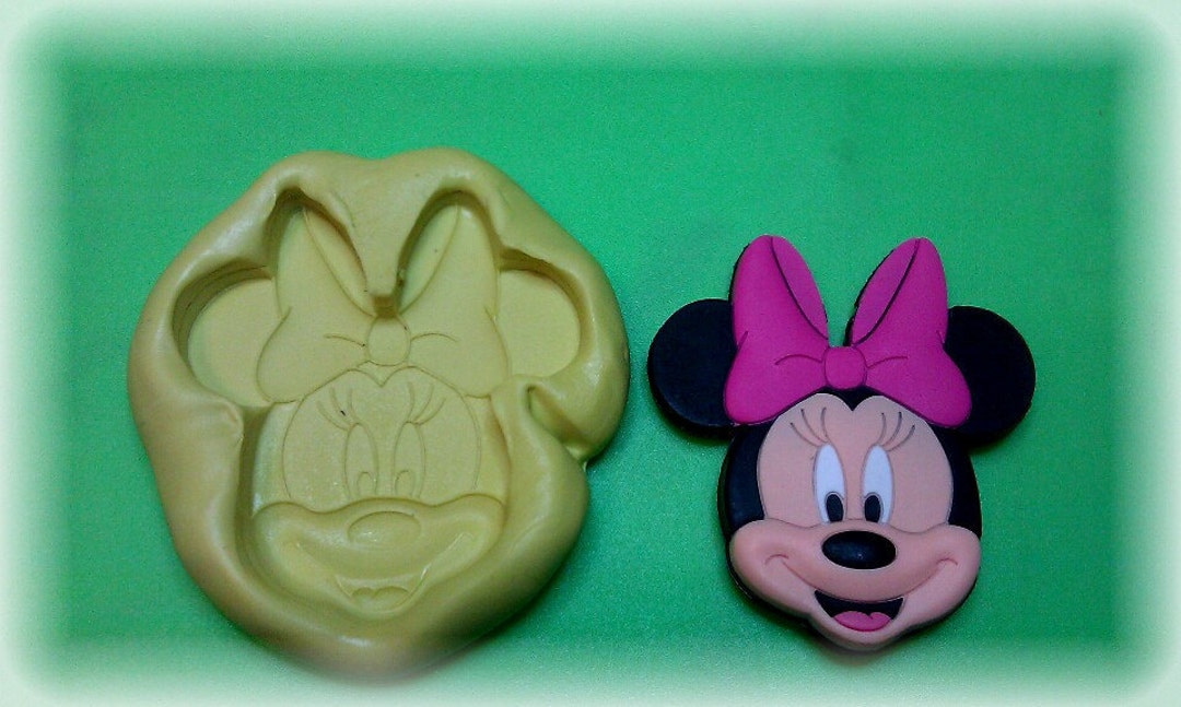 Silicone Mold ,large Face Minnie Mouse . - Etsy