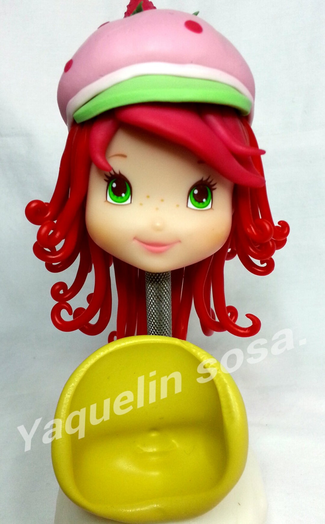 Strawberry Short Cake Face -silicone Mold. - Etsy