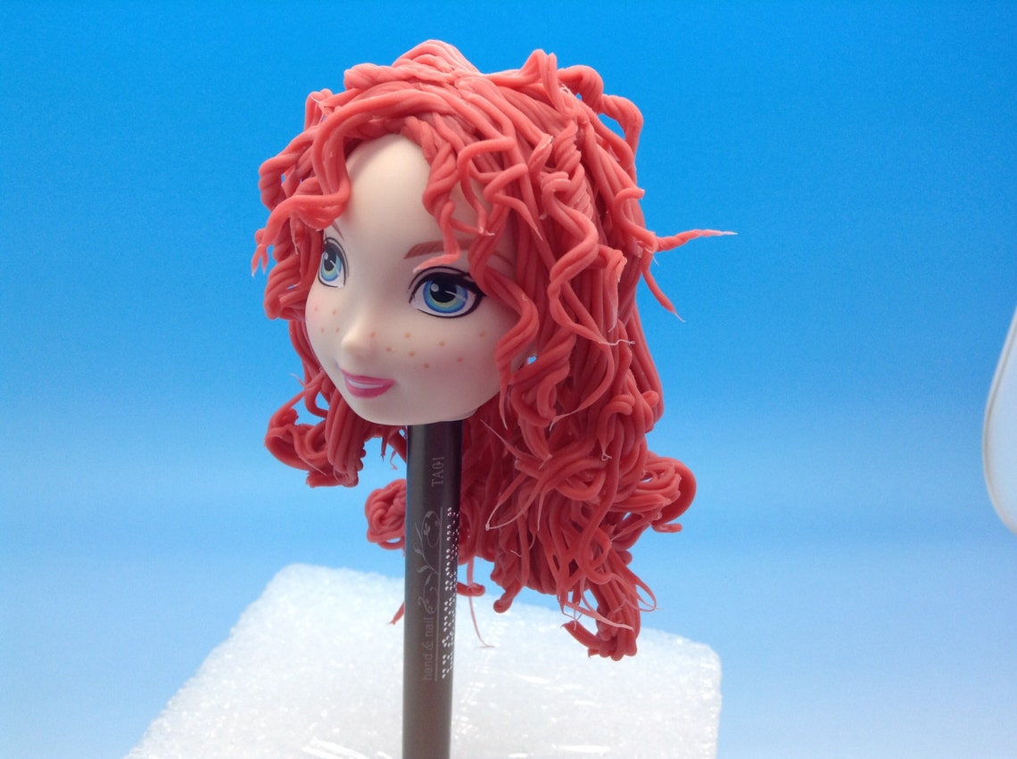 Princess Merida's Face, Brave, Disney Princess, Silicone Mold-flexible ...